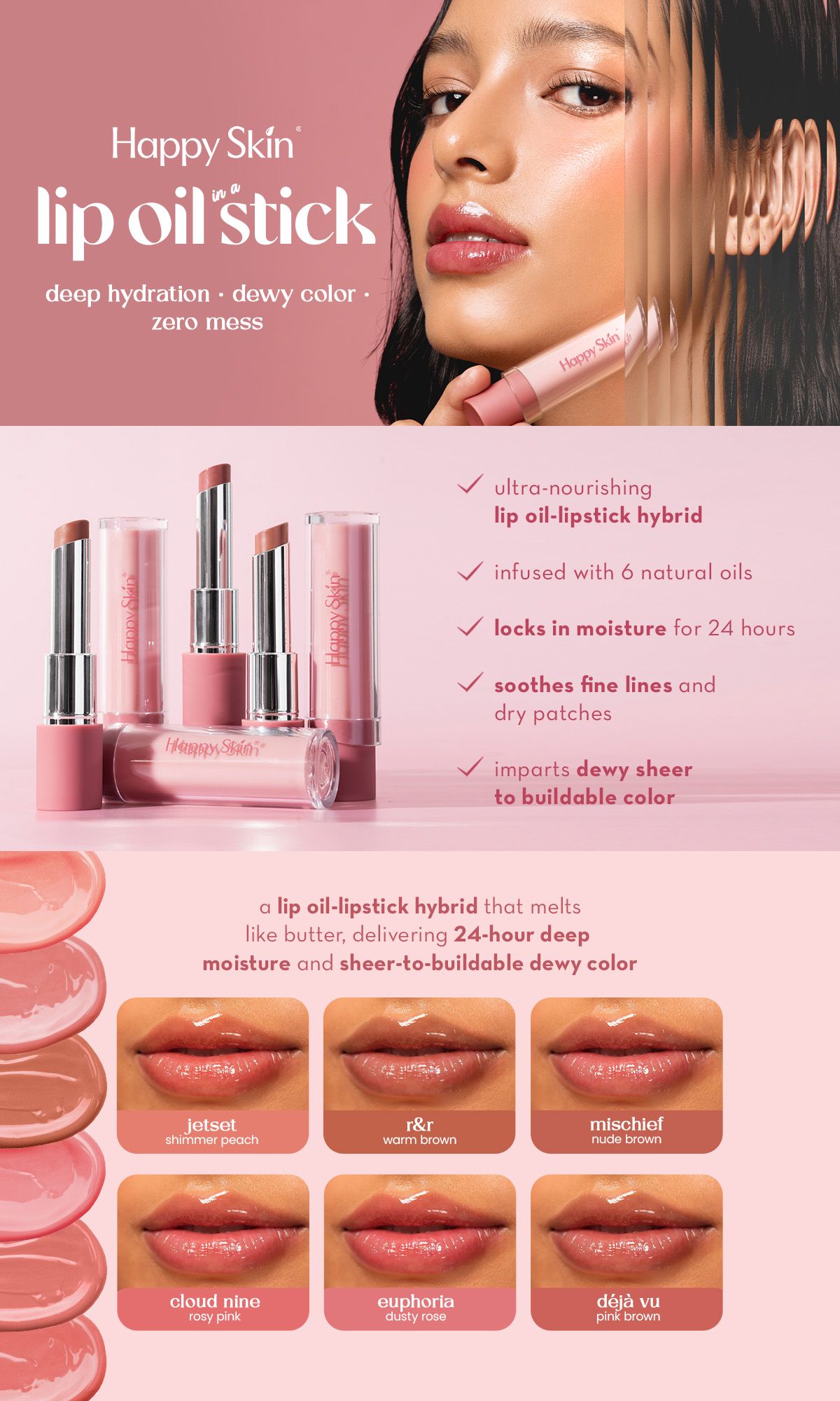 Happy Skin Lip Oil Stick | Shopee Philippines