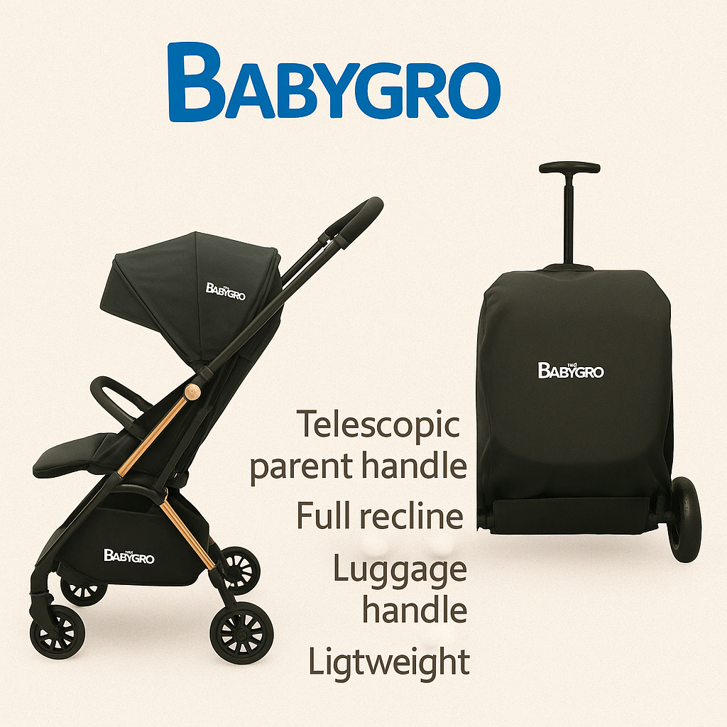 BabyGro Luxury Cabin Sized Reversible Stroller (Pronto-R) | Shopee ...