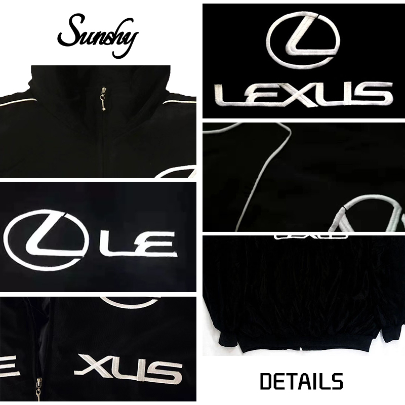 LEXUS F1 Racing Jacket Embroider Summer Cycling Windbeaker Coat Unisex ...