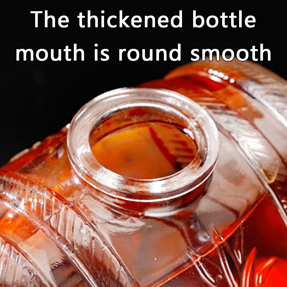 3L/5L Household Juice Jar Glass Wine Bottle Wines Jug Barrel Palamig ...