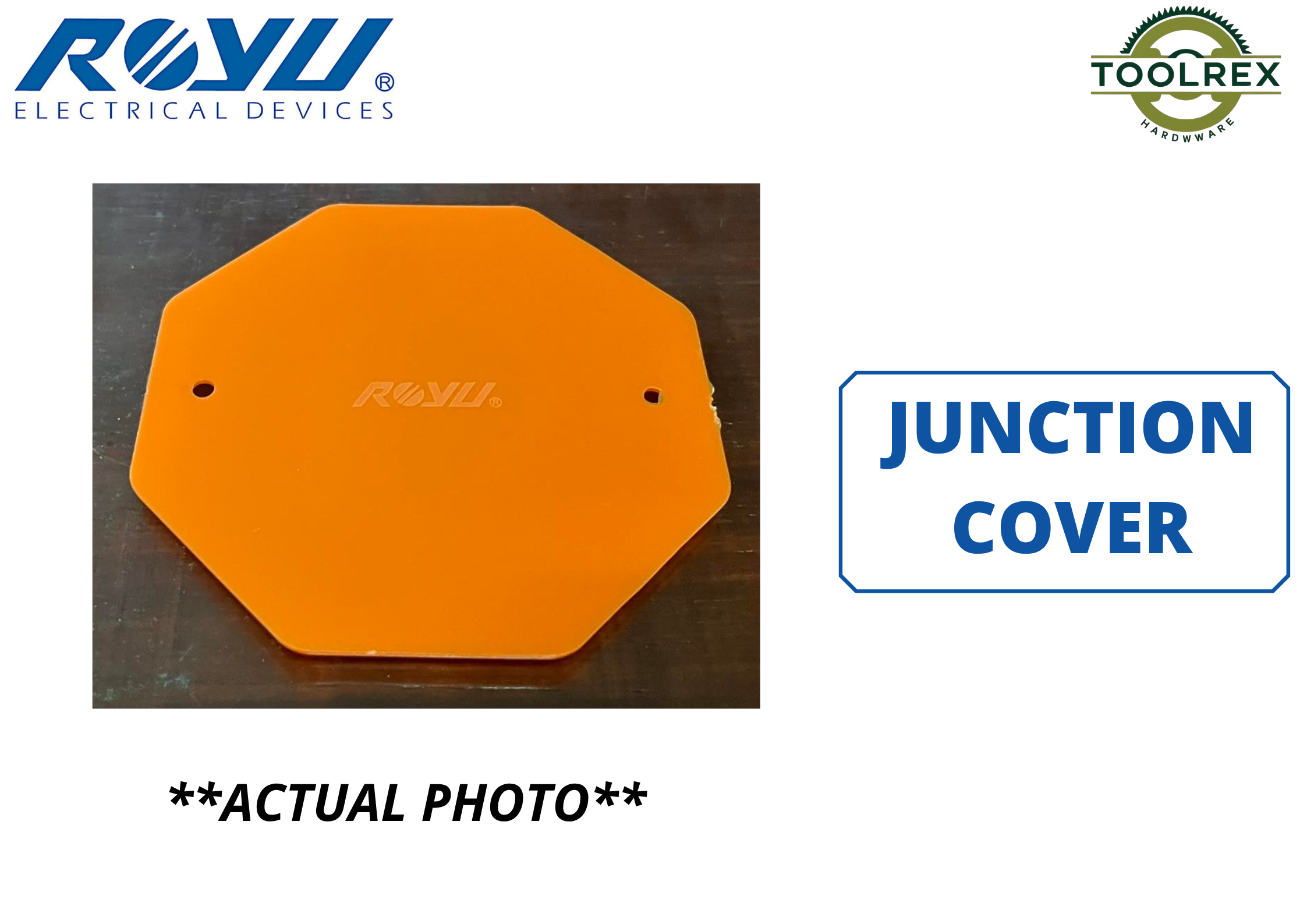 ROYU PVC Junction & Utility Box ( Sold Separately ) | Shopee Philippines