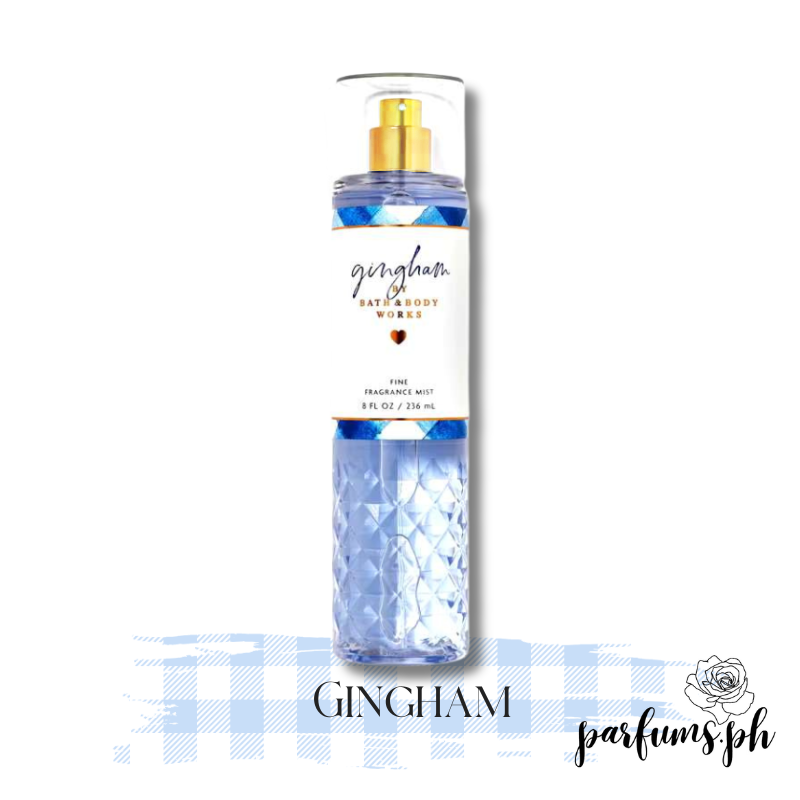 BBW Bath & Body Works Fine Fragrance Pabango 236ml Body Mist Gingham ...