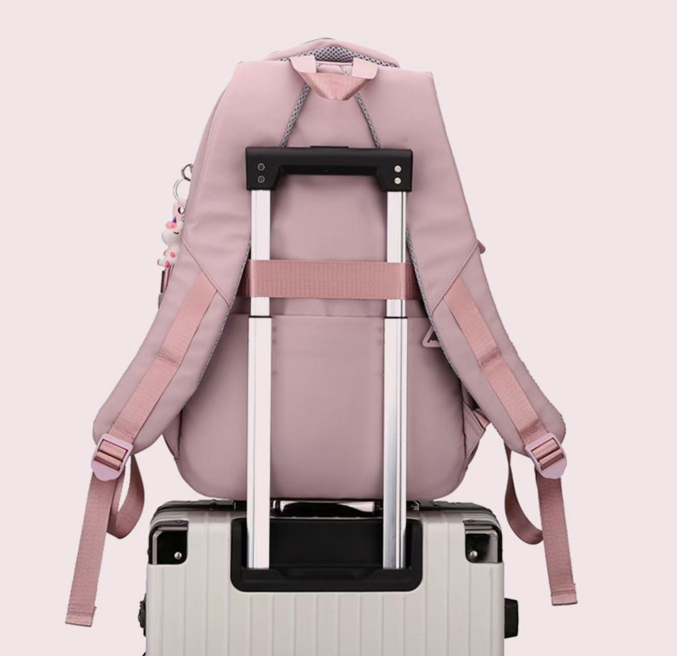Mumu 6043 Unisex School Back Pack Nylon Large Women College Students ...