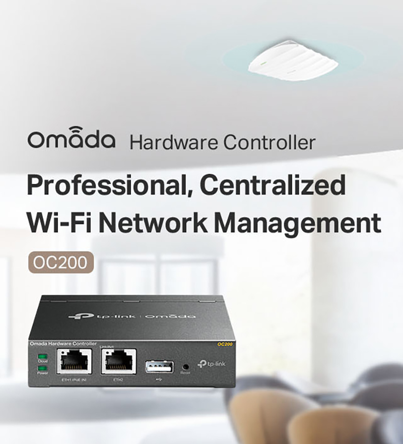 TP-Link | OC200 | Omada | Hardware Controller | Centralized Management ...