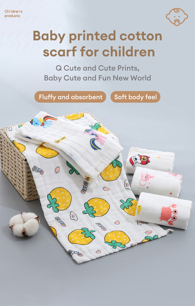 Colorlab 100%Cotton Face Towel for Kids Baby Antibacterial Bimpo Face ...