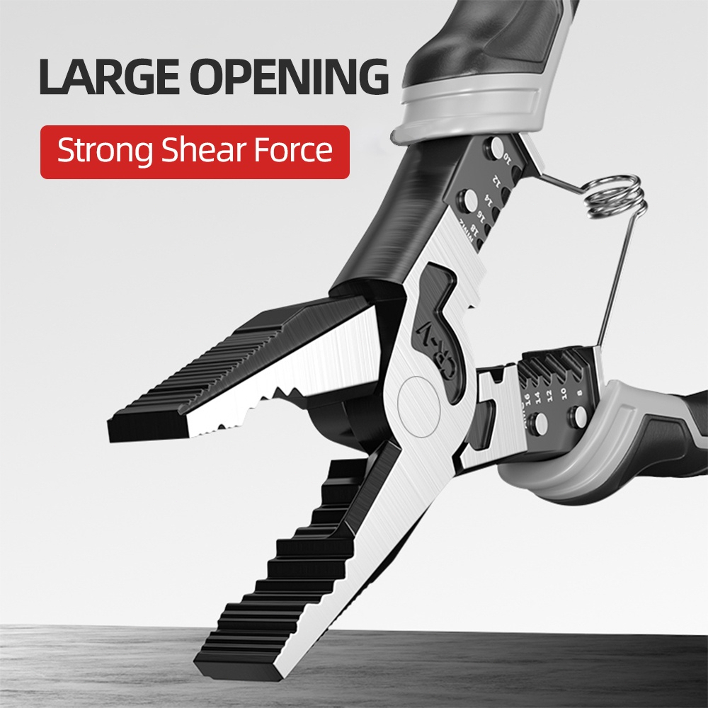 Heavy Duty Pliers Tool Set 3Pcs 6 Inches Long Nose Pliers Set Heavy ...