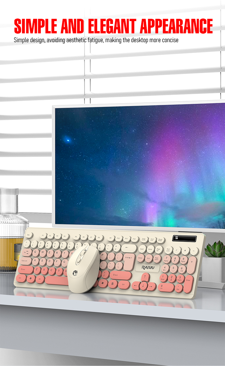 Zeus x Raiku R901 2.4G Wireless Keyboard & Mouse Combo - Colorful ...