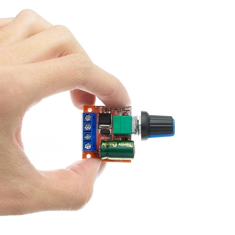 DC motor speed regulator PWM regulator 5A 3-35V speed control switch ...