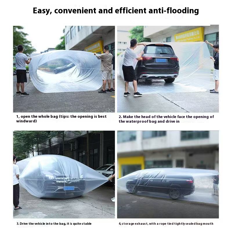 Outdoor parking flood and waterproofing car protection cover ...