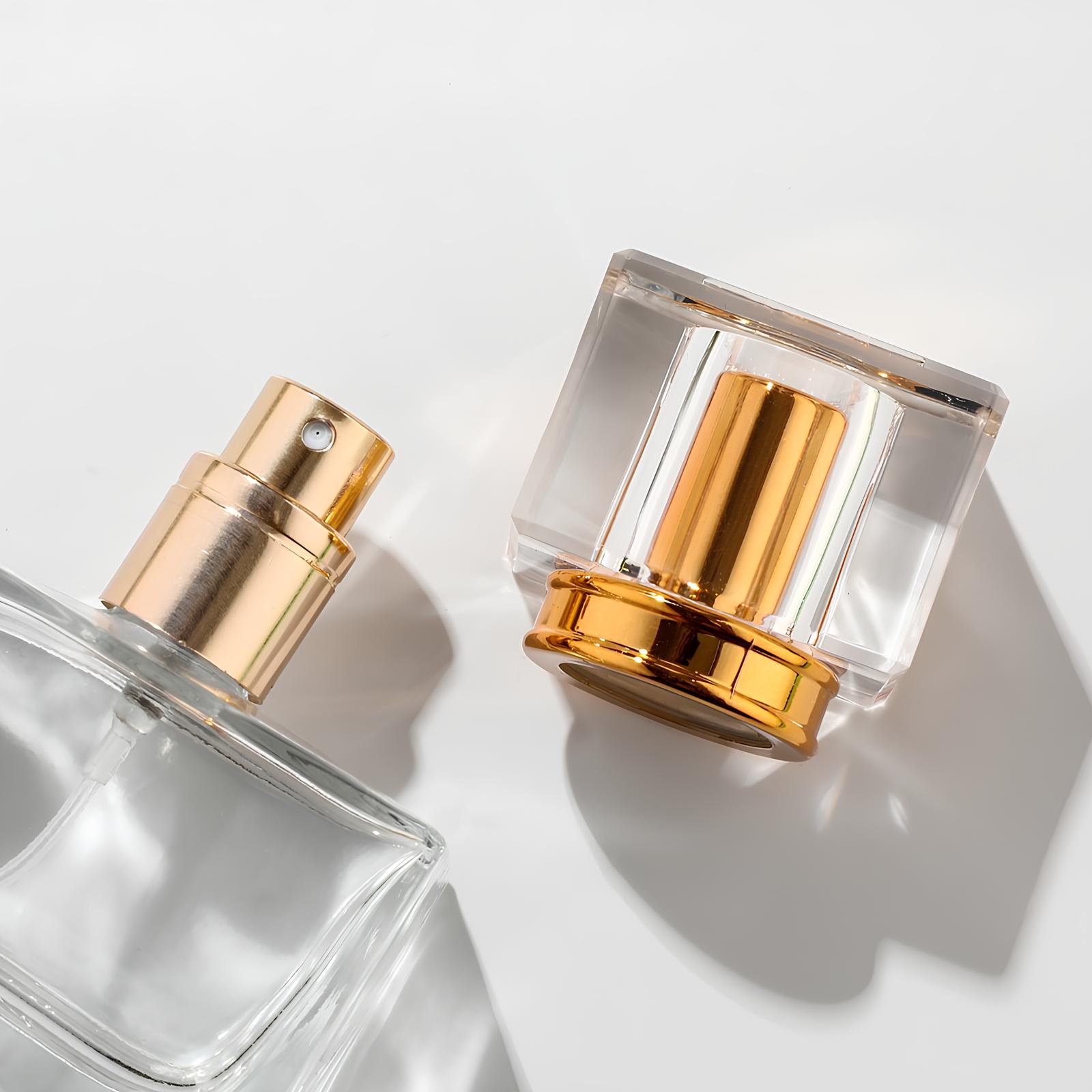 Glasspak 30ml Small Rectangular Perfume Bottle Clear Glass Perfume ...