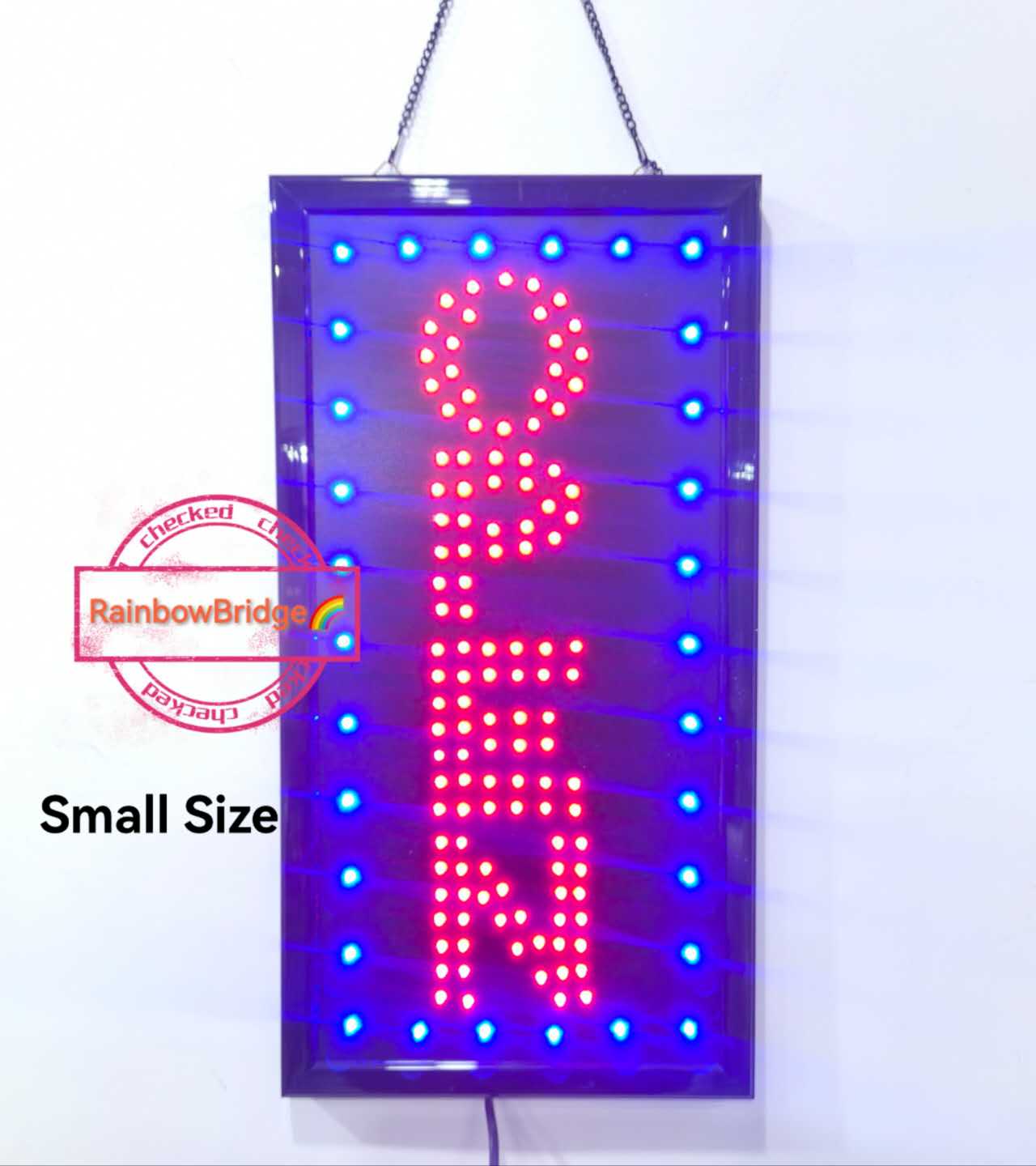 OPEN - RAINBOW BRIDGE LED SIGNAGE (New-Red+Blue Small & Large ) #SIZE ...