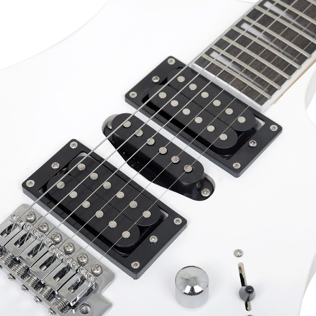 KAWES Double Rocker Electric Guitar Professional Metal Electric Guitar ...