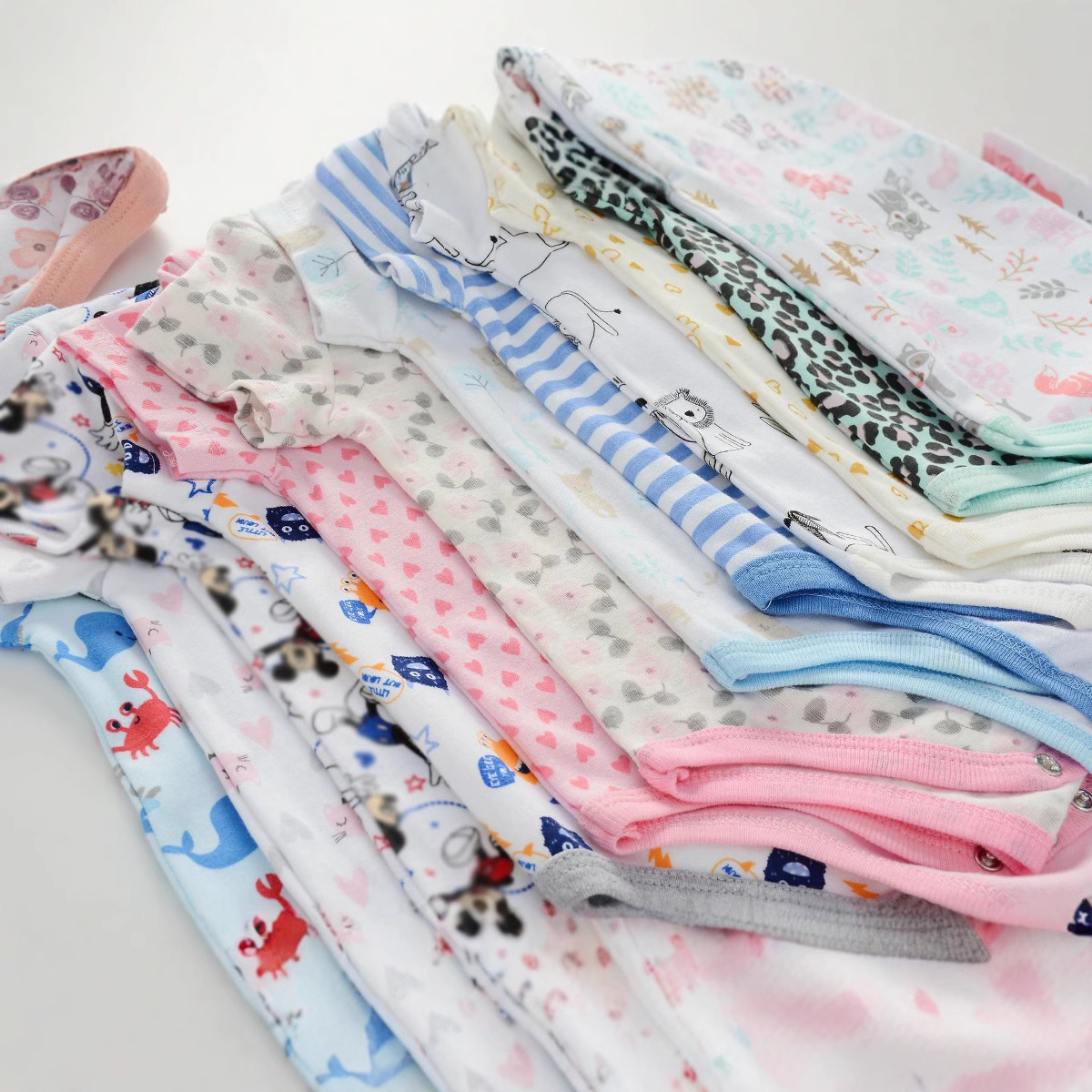 CICI Baby Boy Multi-Print Bodysuit Onesie Cotton Infant Jumper Newborn ...
