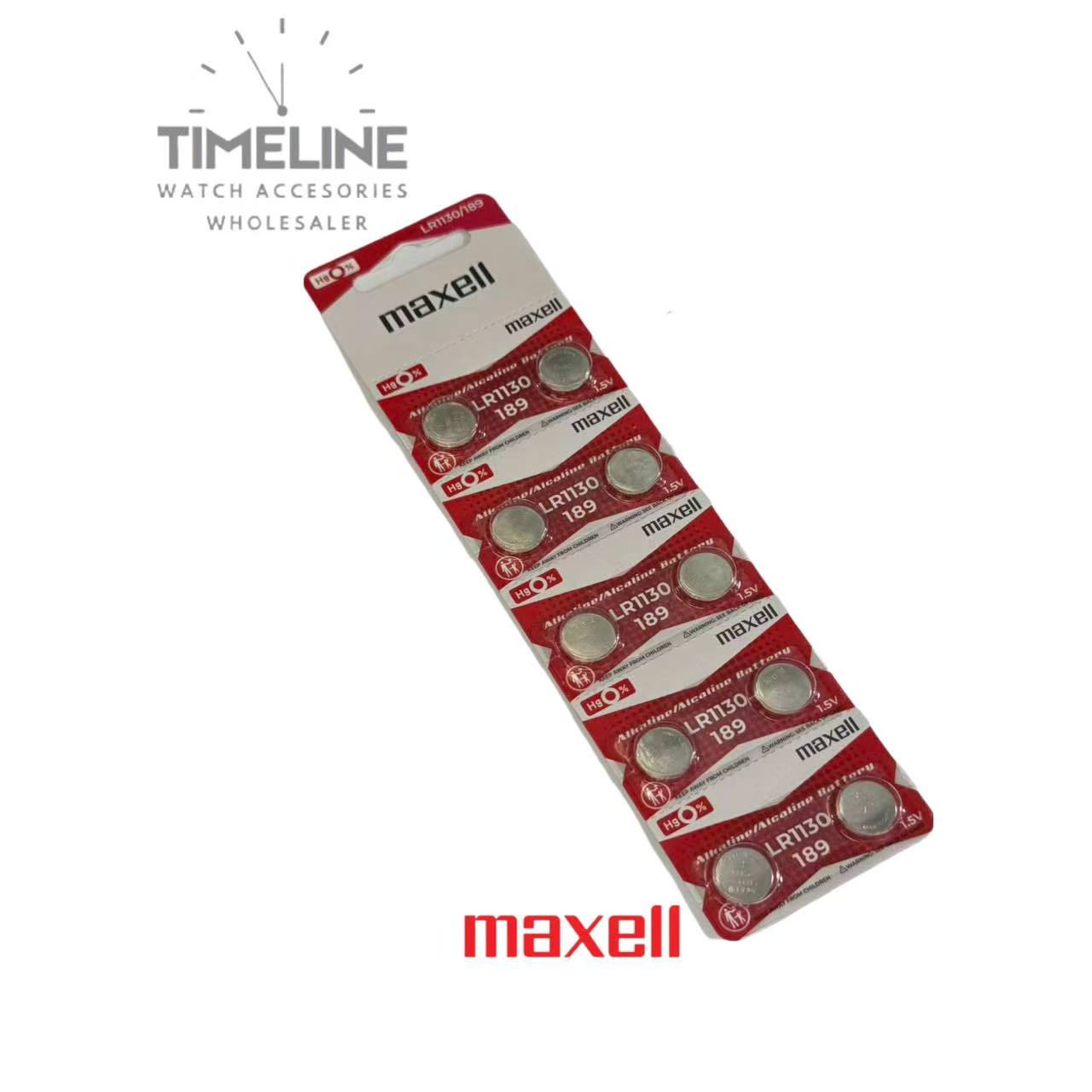 LR44 A76 AG13 / LR41 192 AG3 / LR1130 AG10 189 Maxell Original Alkaline ...