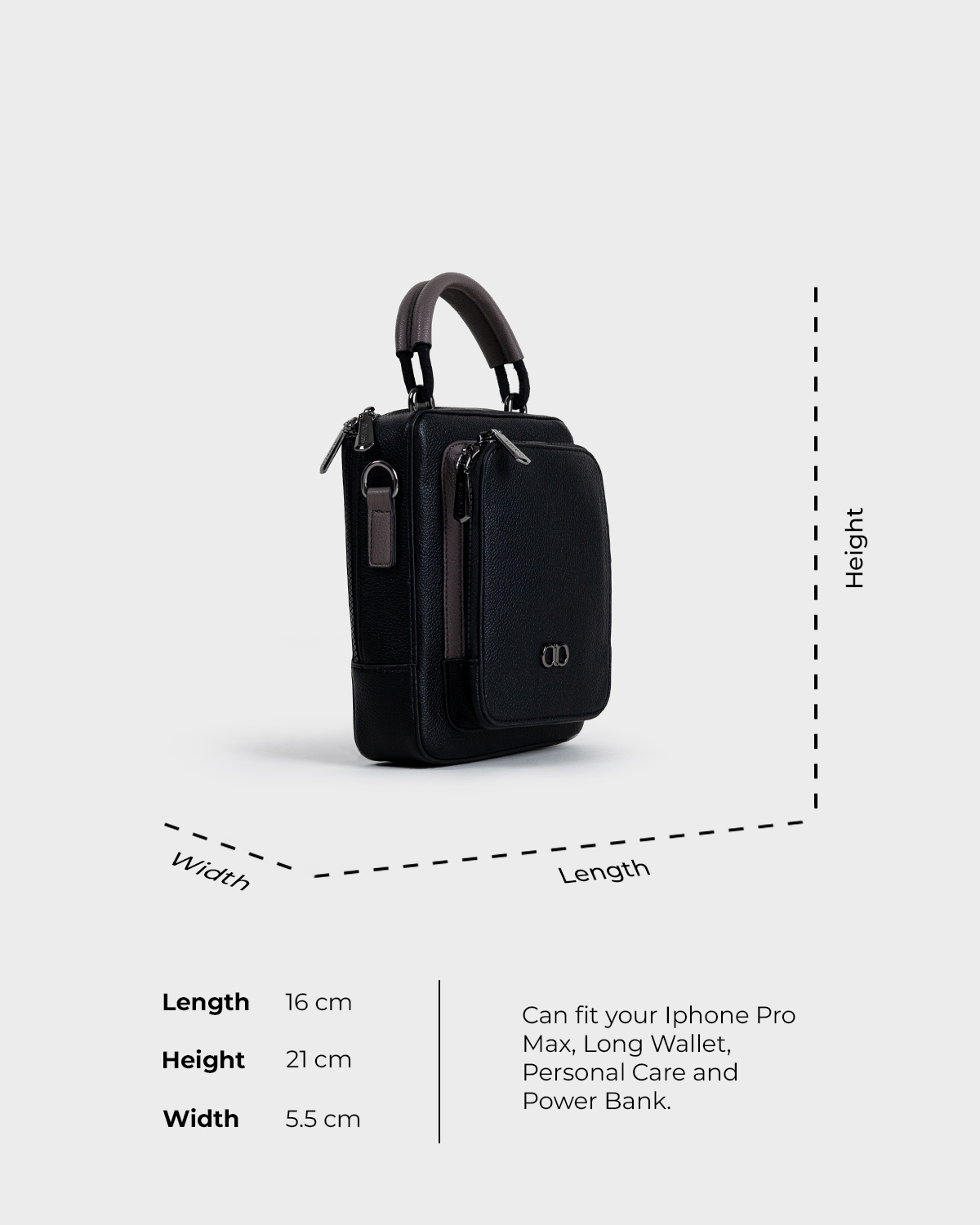ALBERTO Men's Link Crossbody Bag | Shopee Philippines