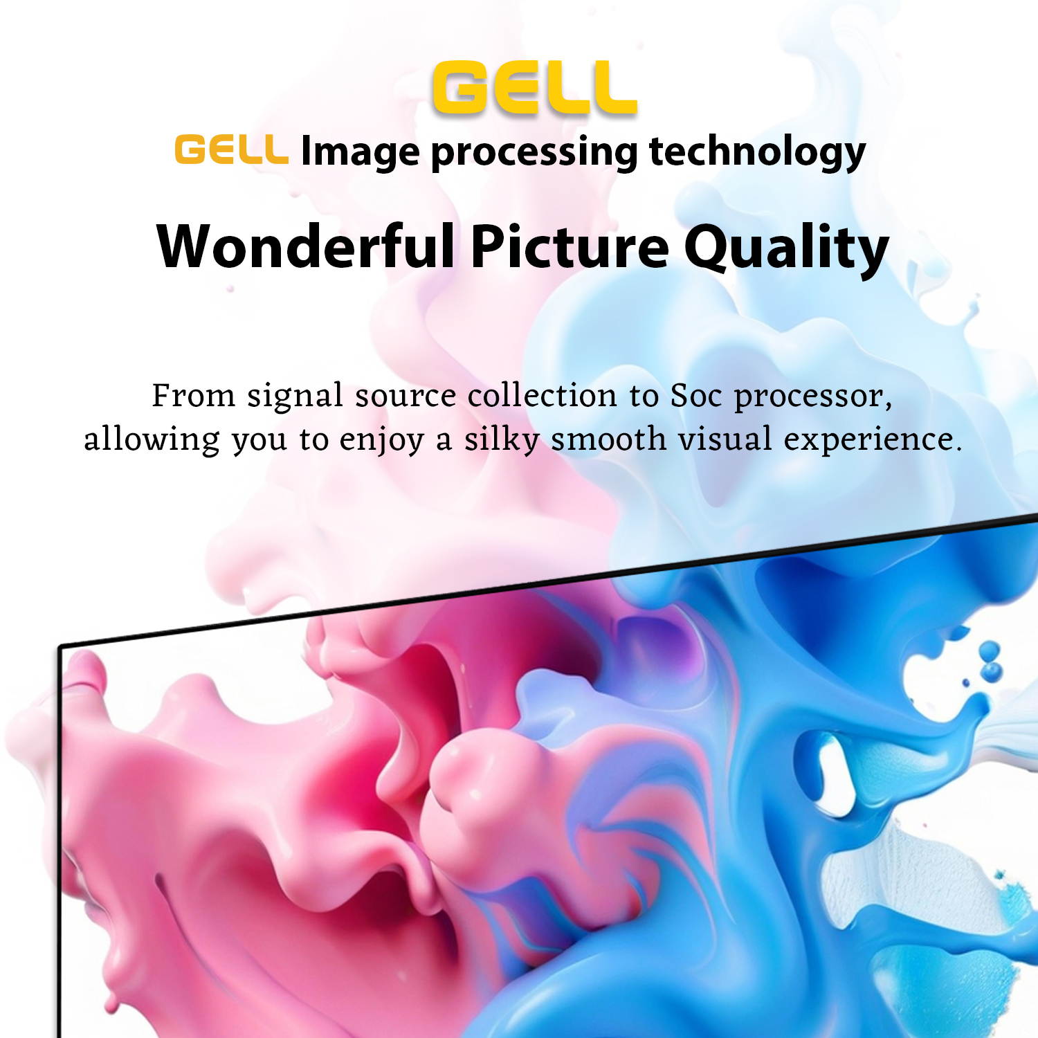 GELL 43 Inch LED TV Flat Screen Full HD Ultra-Slim Television | Shopee ...