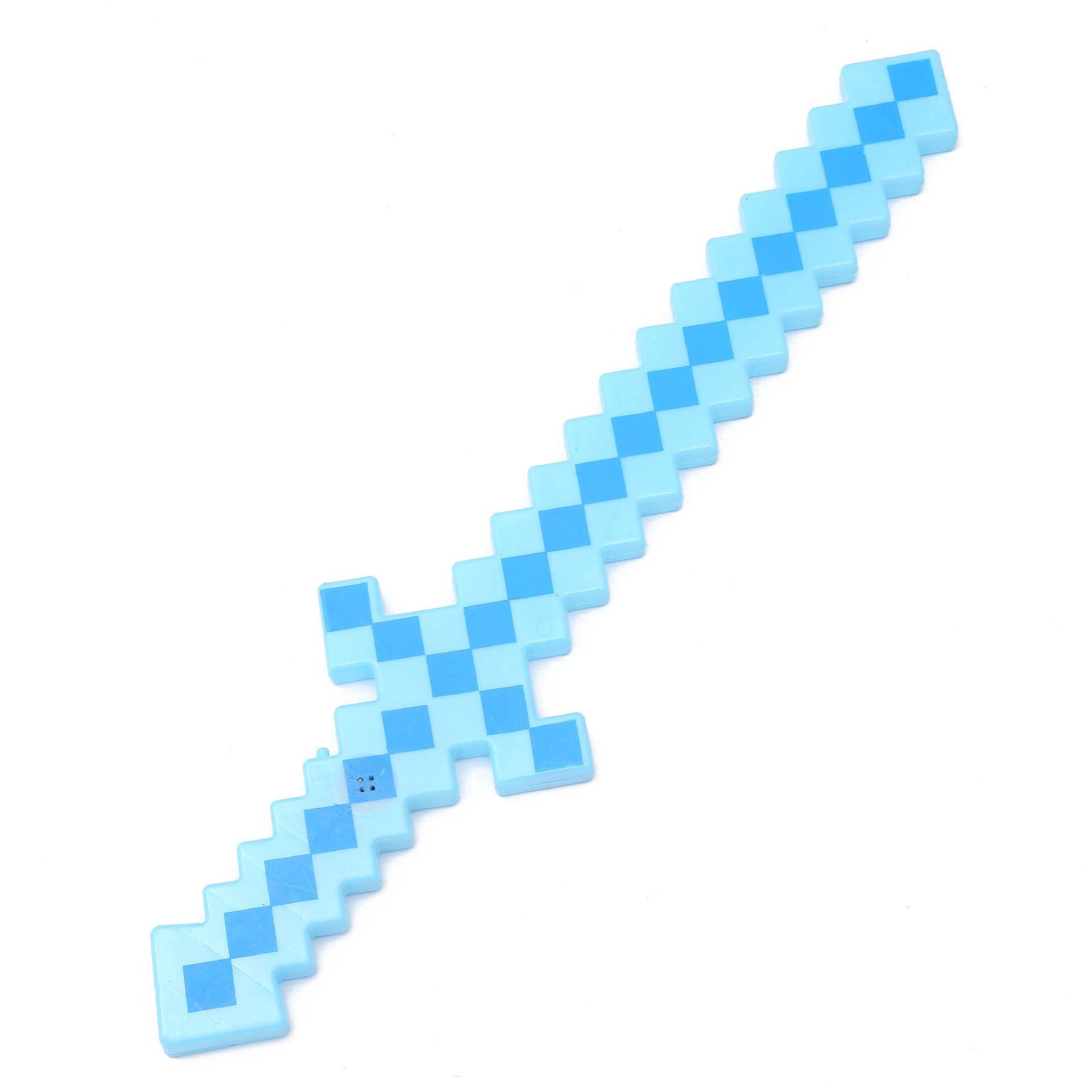 Minecraft game glowing and sound-making grid sword Mosaic sword toy ...