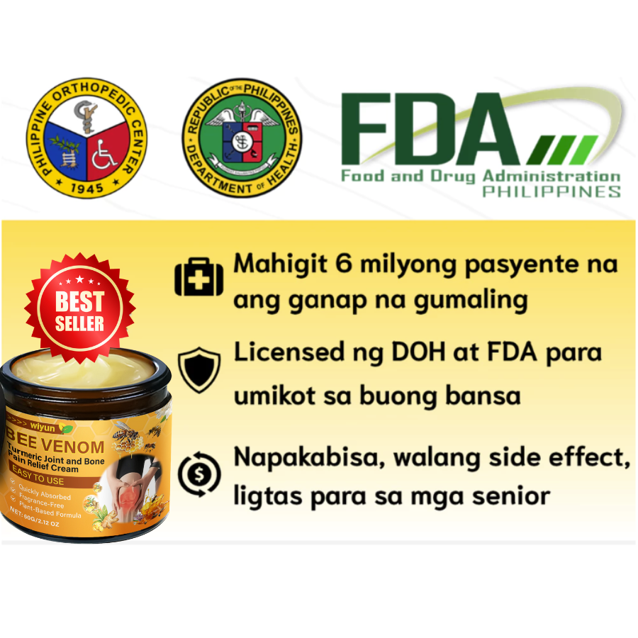 Bee Venom Plus Turmeric Original For Arthritis Venom Pain Relief Repair ...