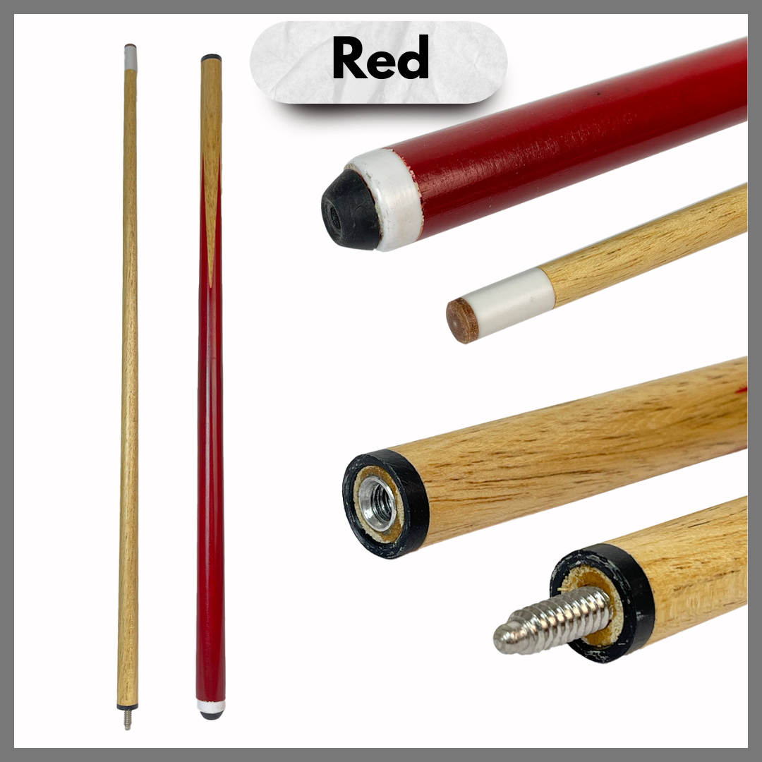 Billiards Wood Cue Pool Stick Snooker Billiards Sport Game Assorted ...