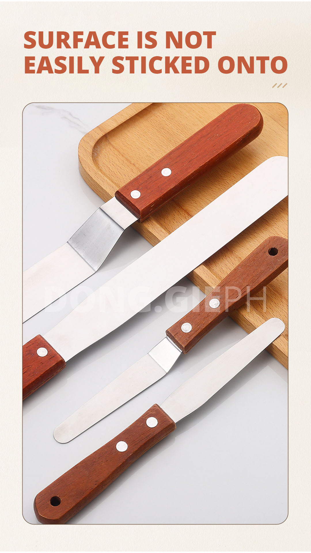 [1 PC] Stainless Steel Offset Spatula for Baking and Cake Decorating ...
