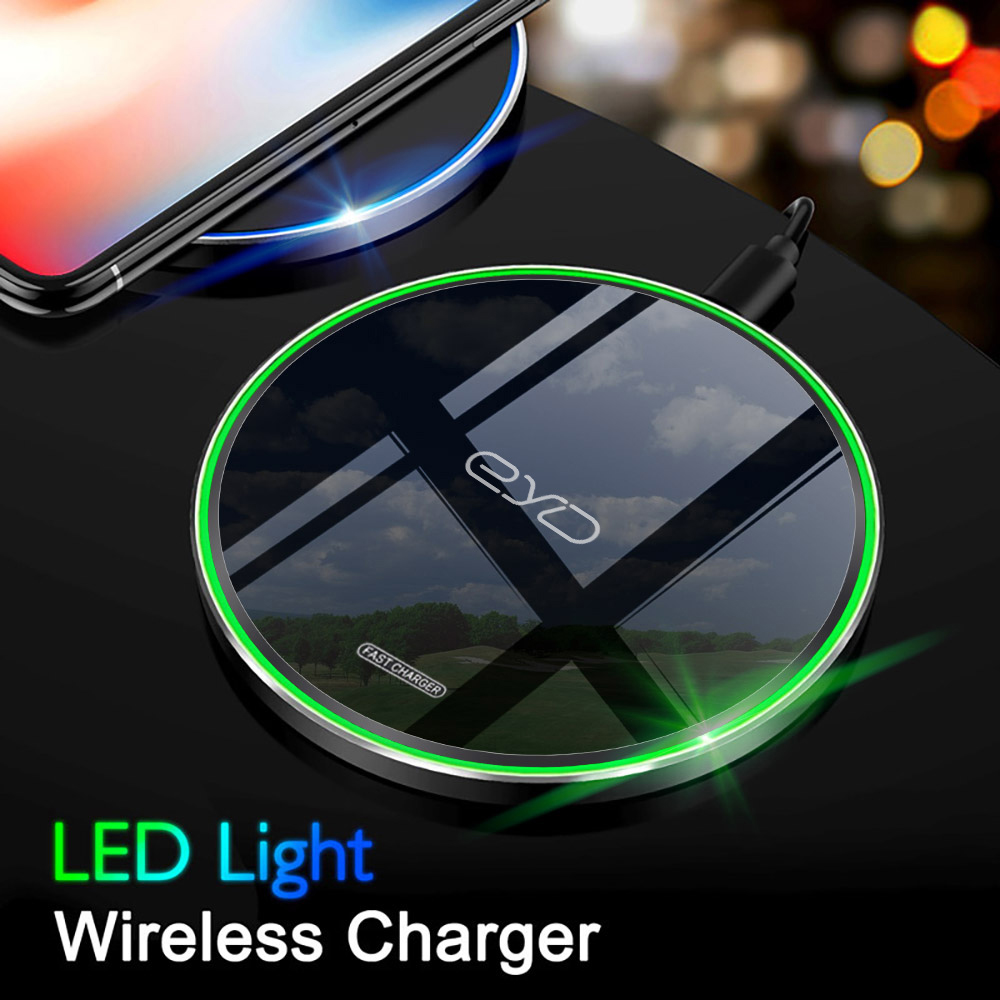 EYD W15 15W Wireless Fast Charger LED Light Smart Display For IPhone15 ...