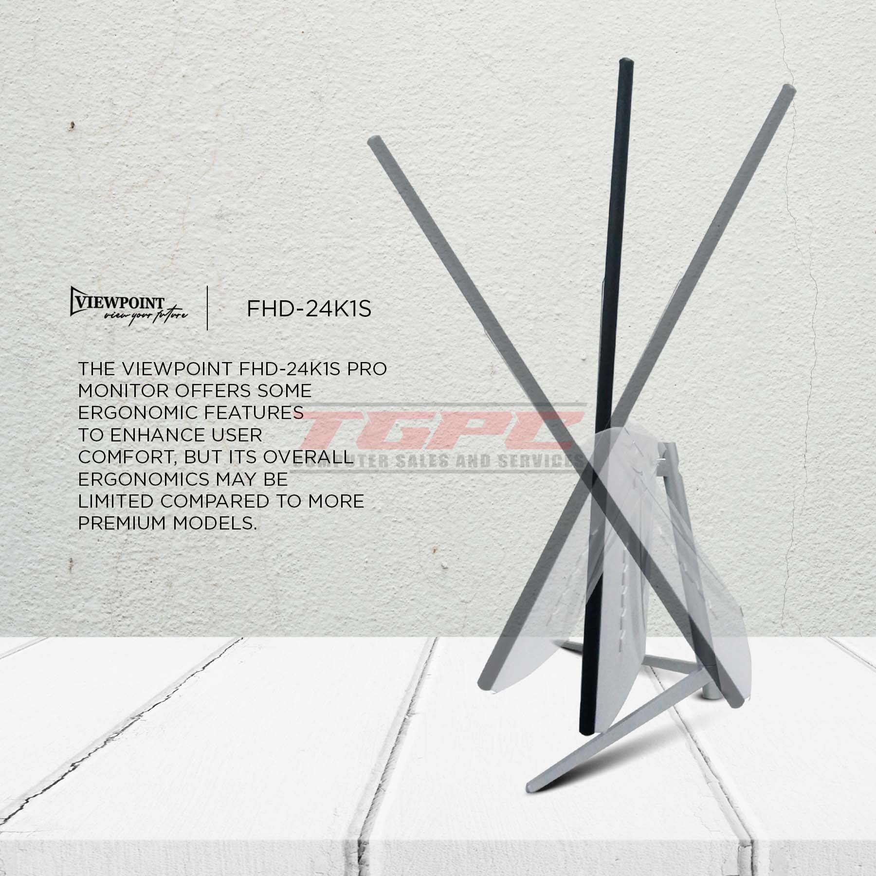 Viewpoint 24inch 75hz VP24S1A VA Semi Curve Frameless Gaming Monitor ...