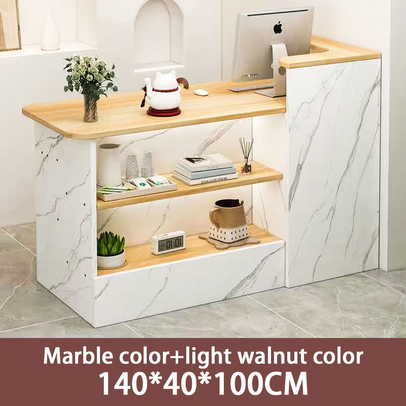 Cash register, bar counter, workbench, front desk, storage cabinet ...