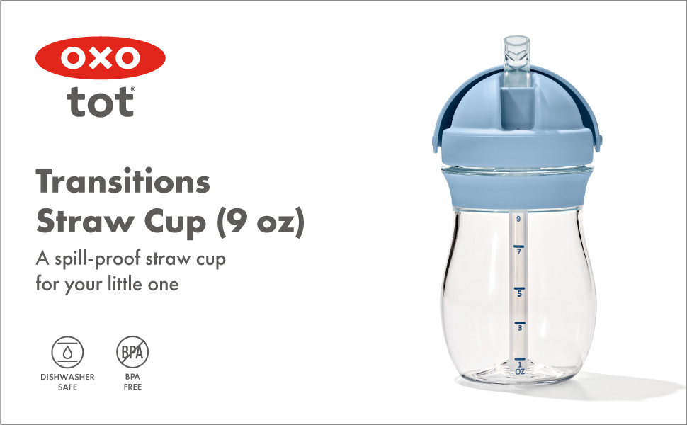 OXO Tot Grow Straw Sippy Cup - 9 oz ( oxotot baby infant toddler drink ...