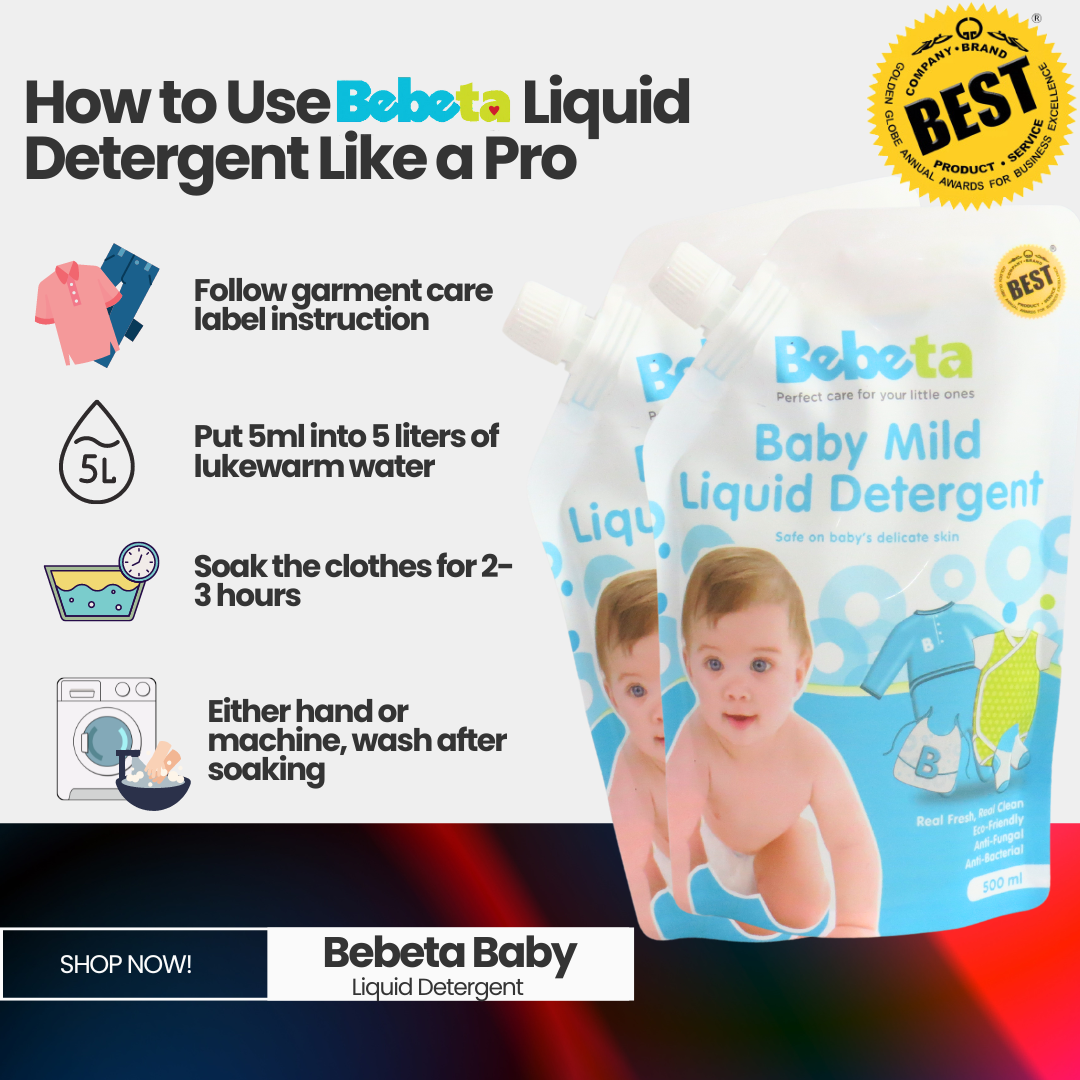 Bebeta Baby Mild Liquid Detergent 500ml | Shopee Philippines