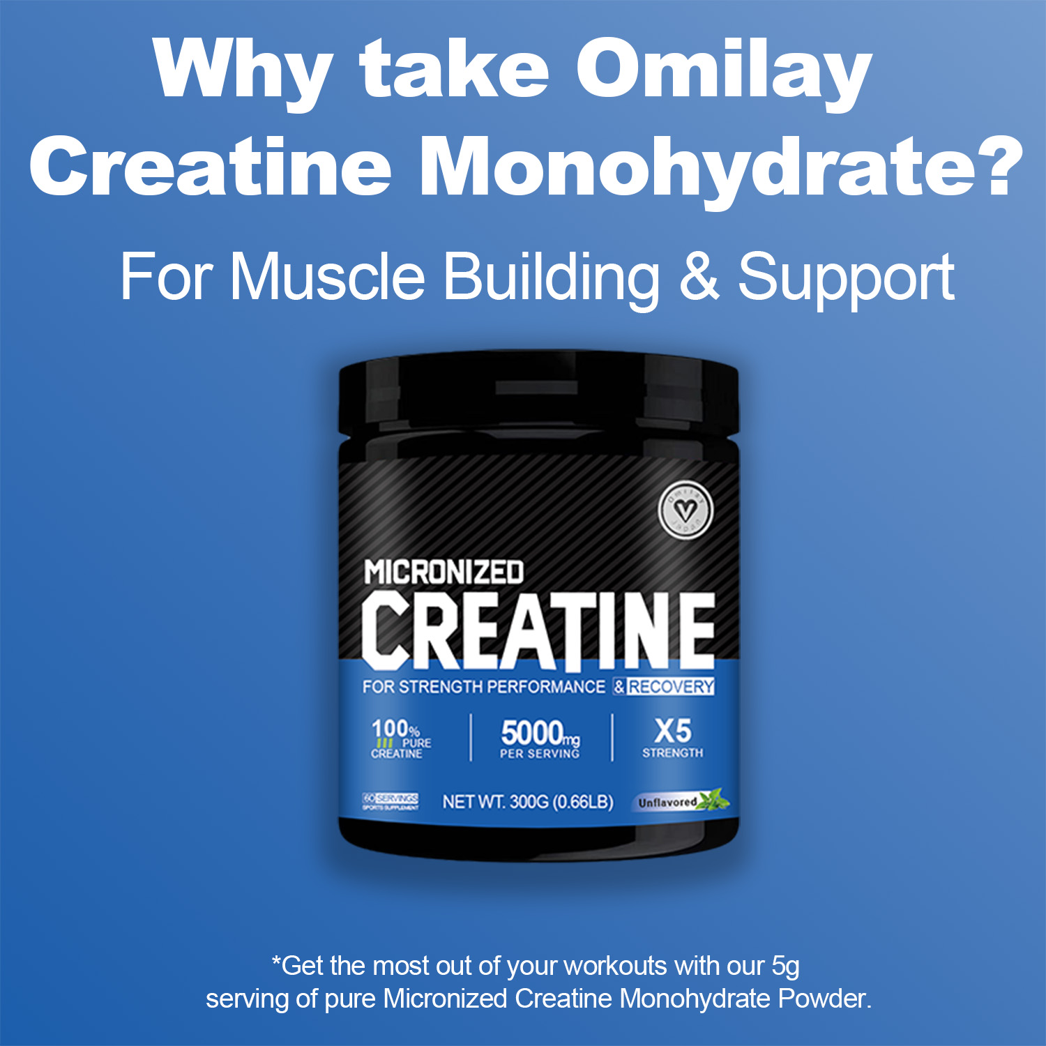 Original Creatine Monohydrate Powder Creatine Supplement Support ...