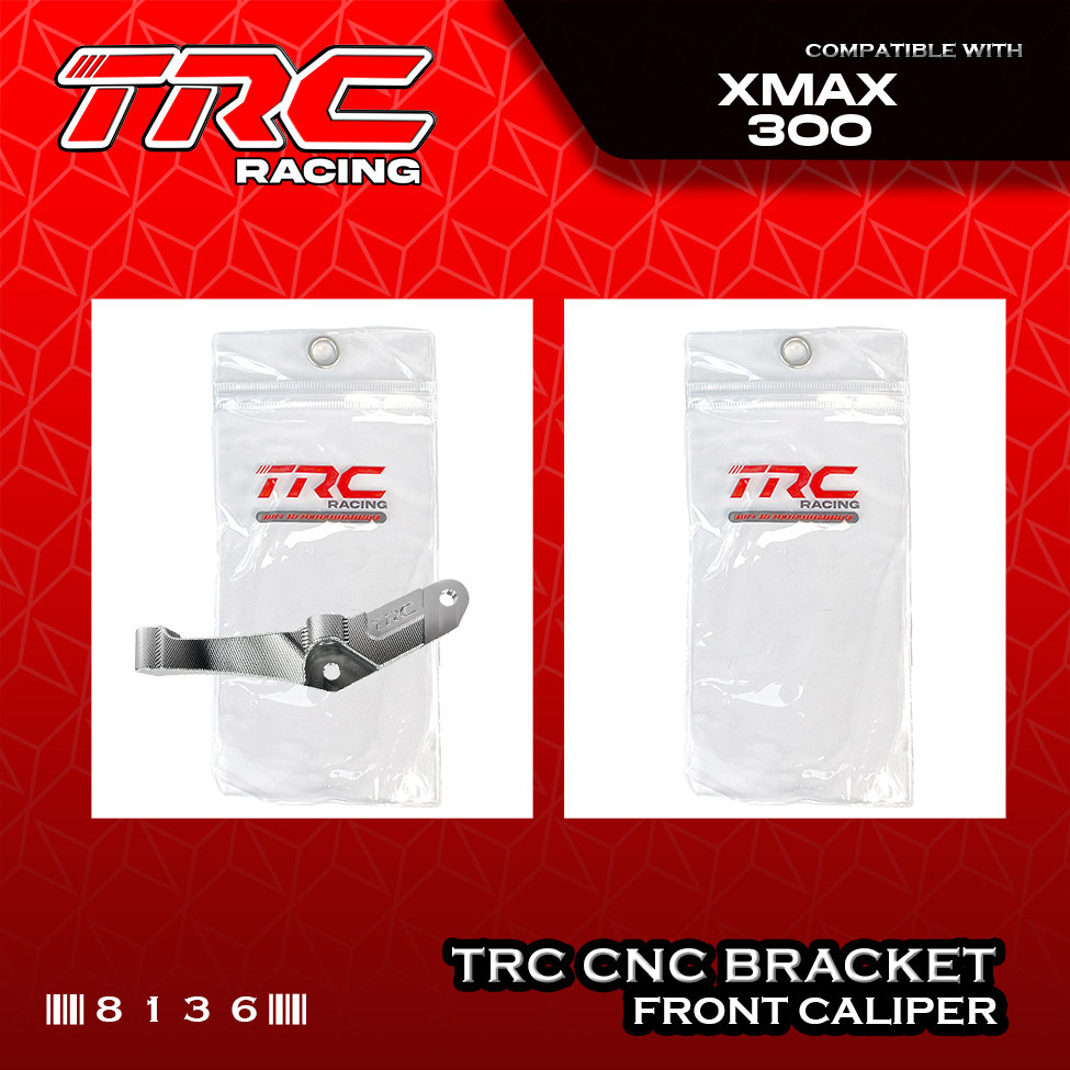 TRC RACING FRONT 4POT RADIAL CALIPER BRACKET (267MM DISC) FOR XMAX v1 ...