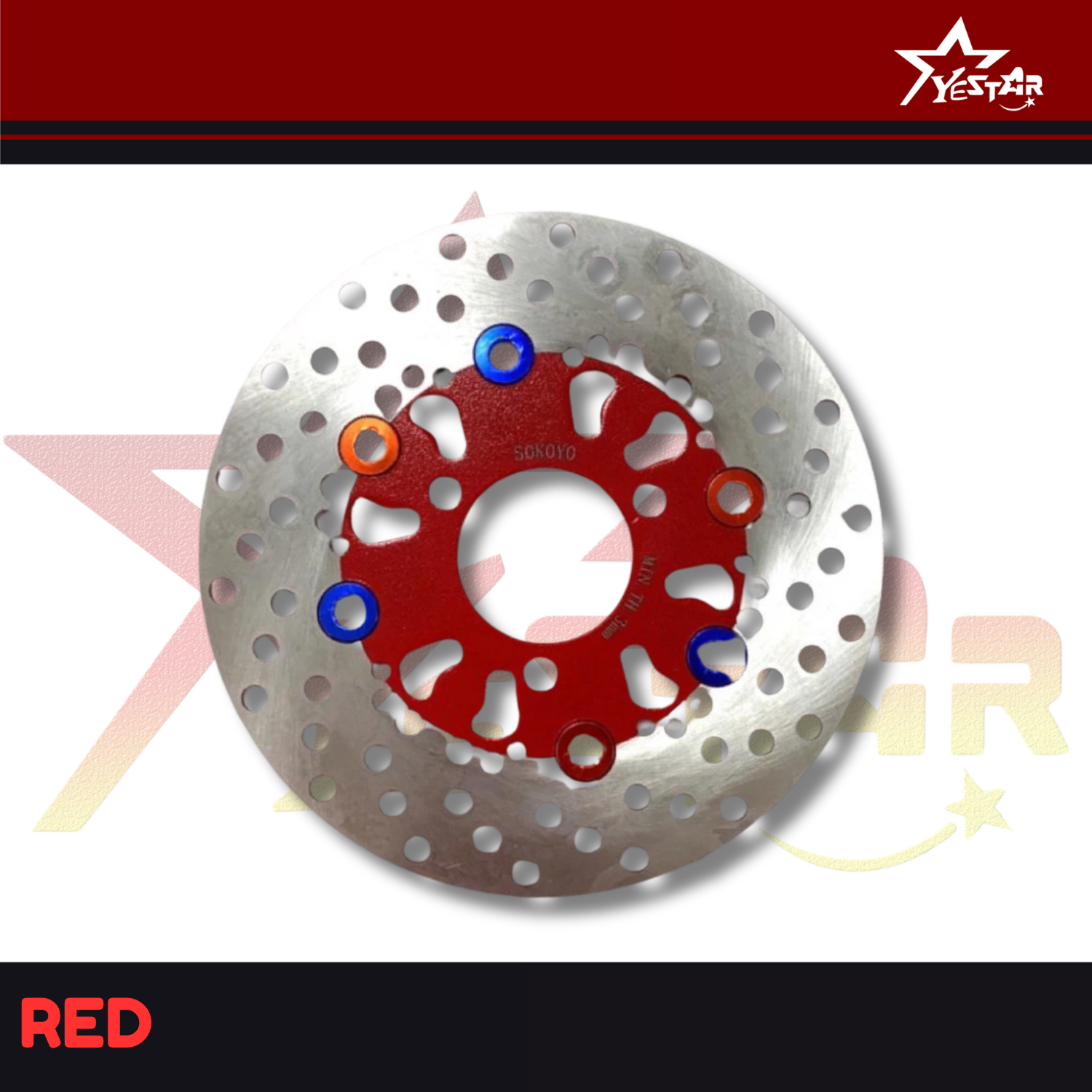 Yestar PH Lighten Disc Plate 190mm Disc Pad Disc Brake 3 Holes for Mio ...