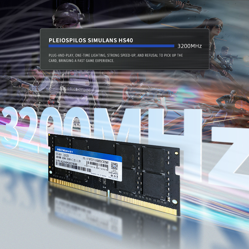 HKC DDR3 DDR4 8GB Laptop RAM Memory 1600mhz 2666mhz 3200Mhz Auto ...