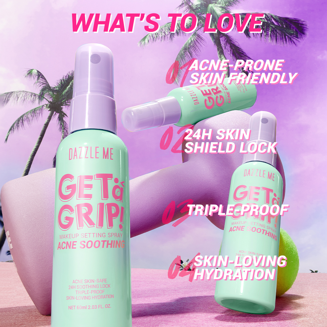 MOST LOVED! | DAZZLE ME Get a Grip! Makeup Setting Spray Dewy Fix 60ml ...