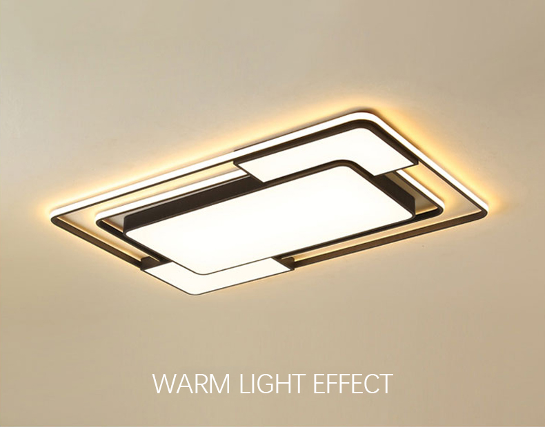 Ceiling Light 3 Color Ceiling Lamp Led Living Room Bedroom Light Nordic ...
