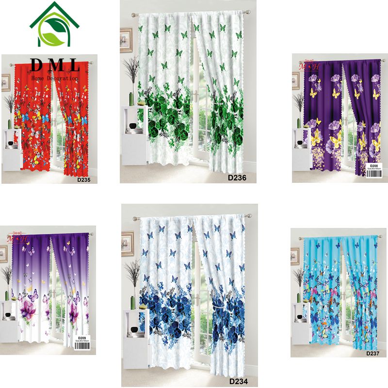 DML Special Price New 85x185cm Curtains for Windows Kurtina Door ...