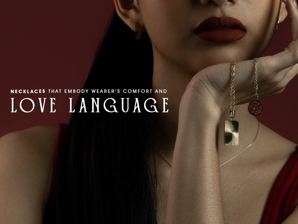 Burvon Love Language Collection Necklaces (Stone Pendant Dainty Jewelry ...