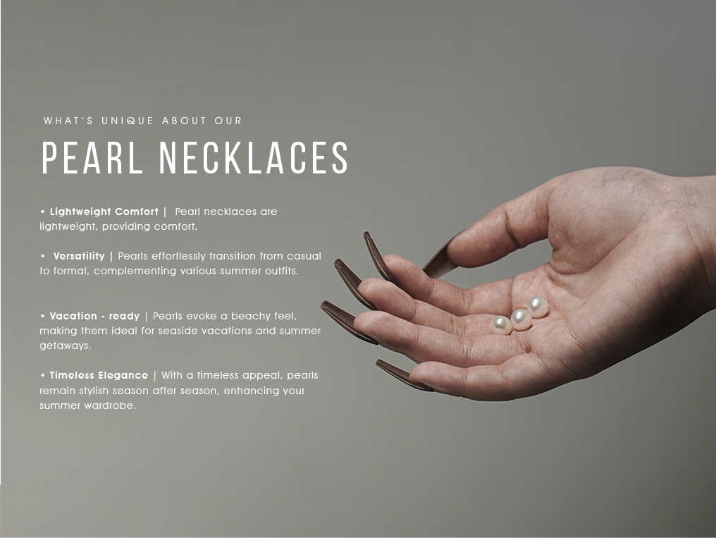 Burvon Pearl Collection Necklaces (Simple & Elegant Jewelry) - Aloha ...