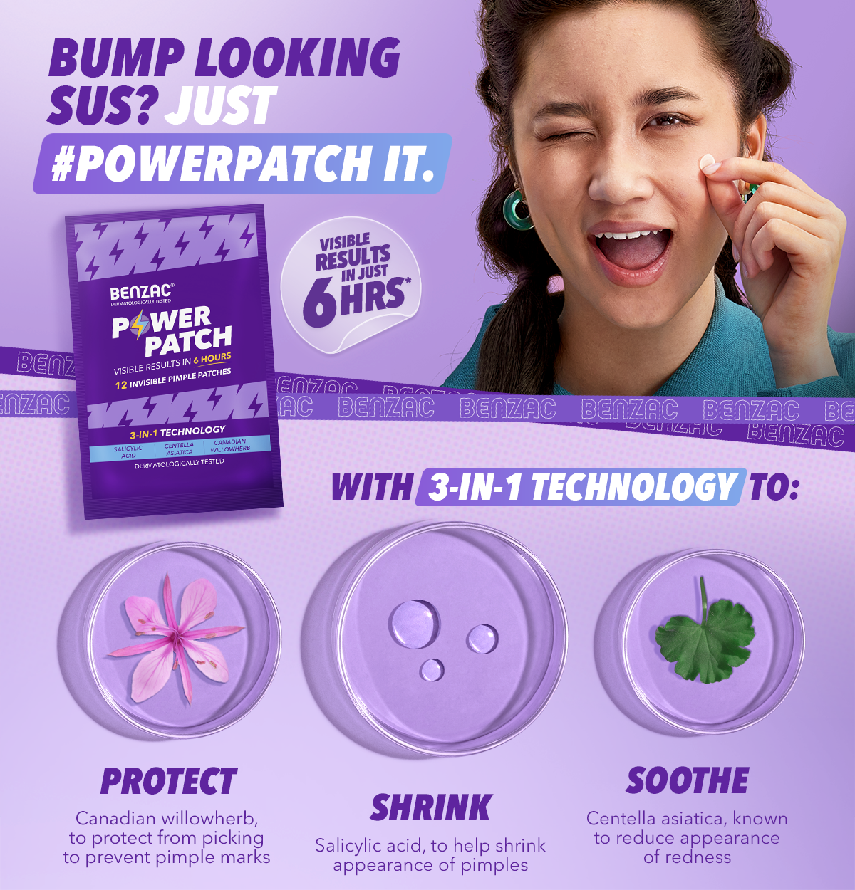 [NEW] Benzac Power Patch - 12 Invisible Patches (Anti Acne/Pimple Patch ...