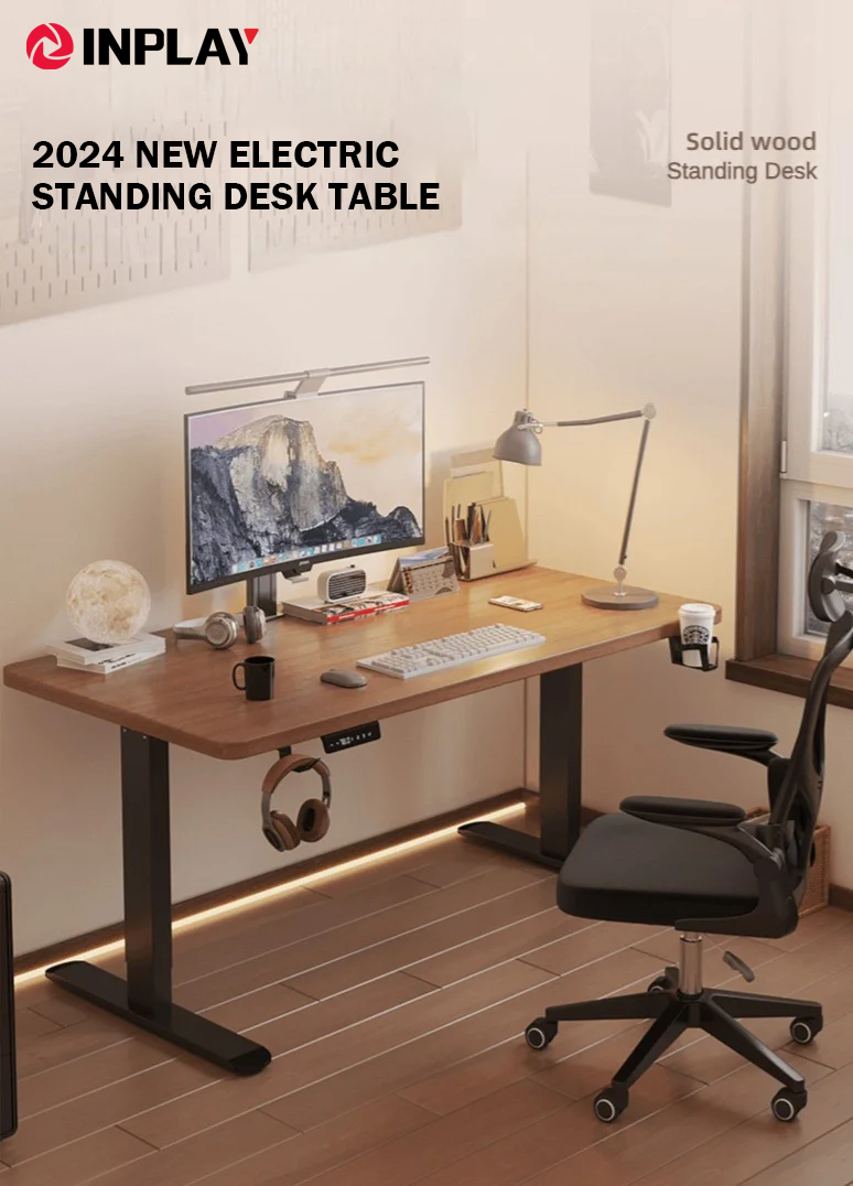 Inplay EK-120A Electric Standing Desk Table Adjustable Height Memory ...