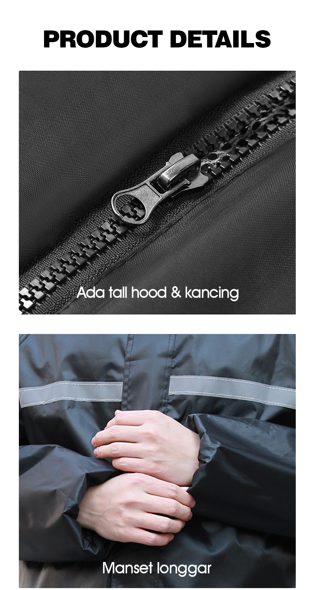 Rain Coat For Motorcycle Kapote Waterproof Adult RainCoat Outdoor ...