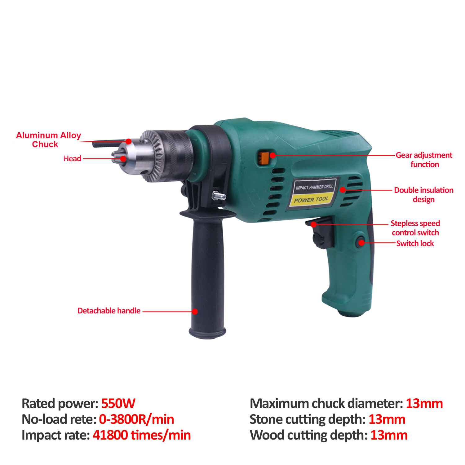 REAIM Grinder and Drill Set Original Heavy Duty 2IN1 Power Tool Barena ...