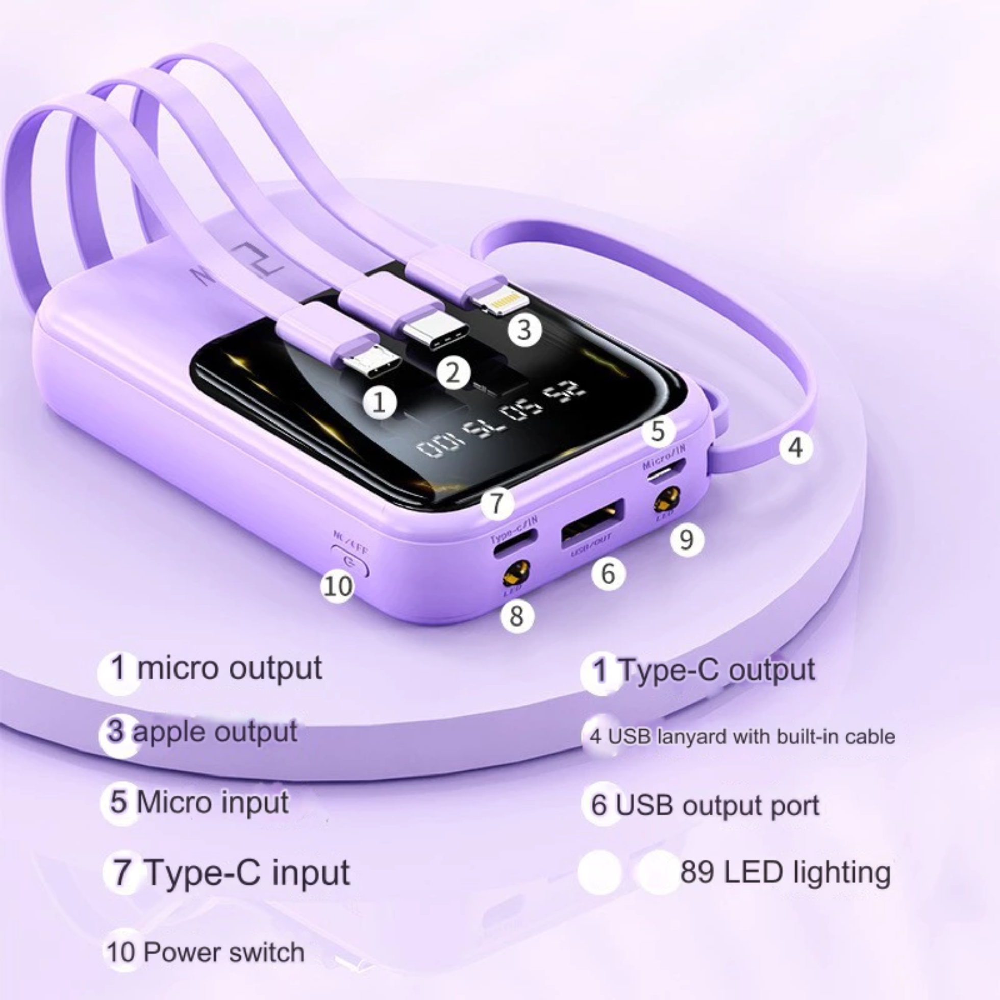 KC58 Powerbank 20000mAh Fast Charging Power bank Portable Charger | Shopee Philippines