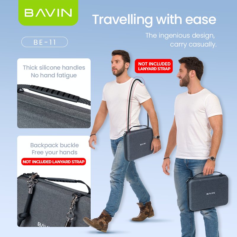 BAVIN BE11 Tablet Sleeve Travel Storage EVA Hard Shell Drop & Scratch ...