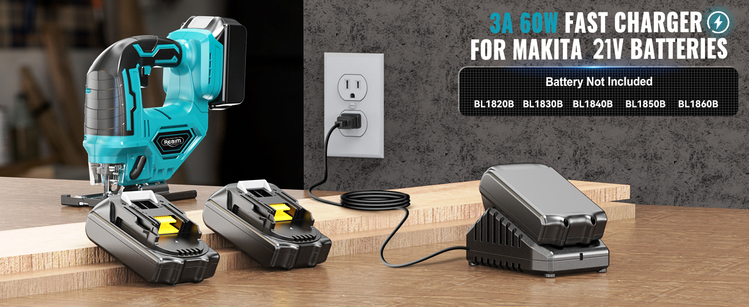 REAIM cordless Jigsaw power tool heavy duty 750W power tools portable ...