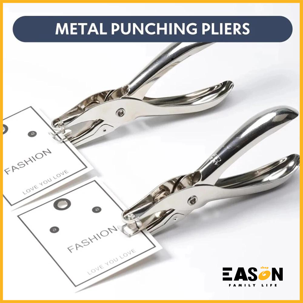 EasonShop COD Good Metal Single Hand Held Hole Punch Scrapbooking ...