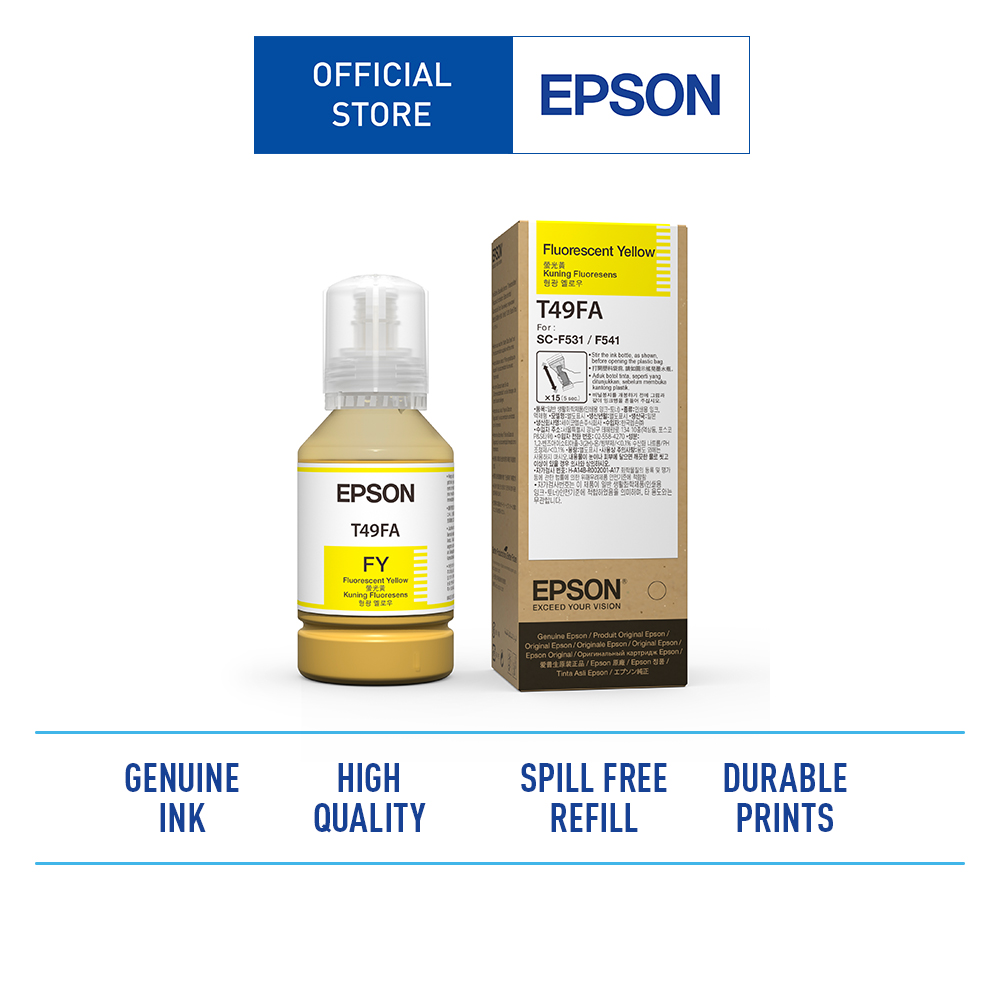 Epson SureColor SC-F130 A4 Dye-Sublimation Textile Printer Ink | Shopee ...