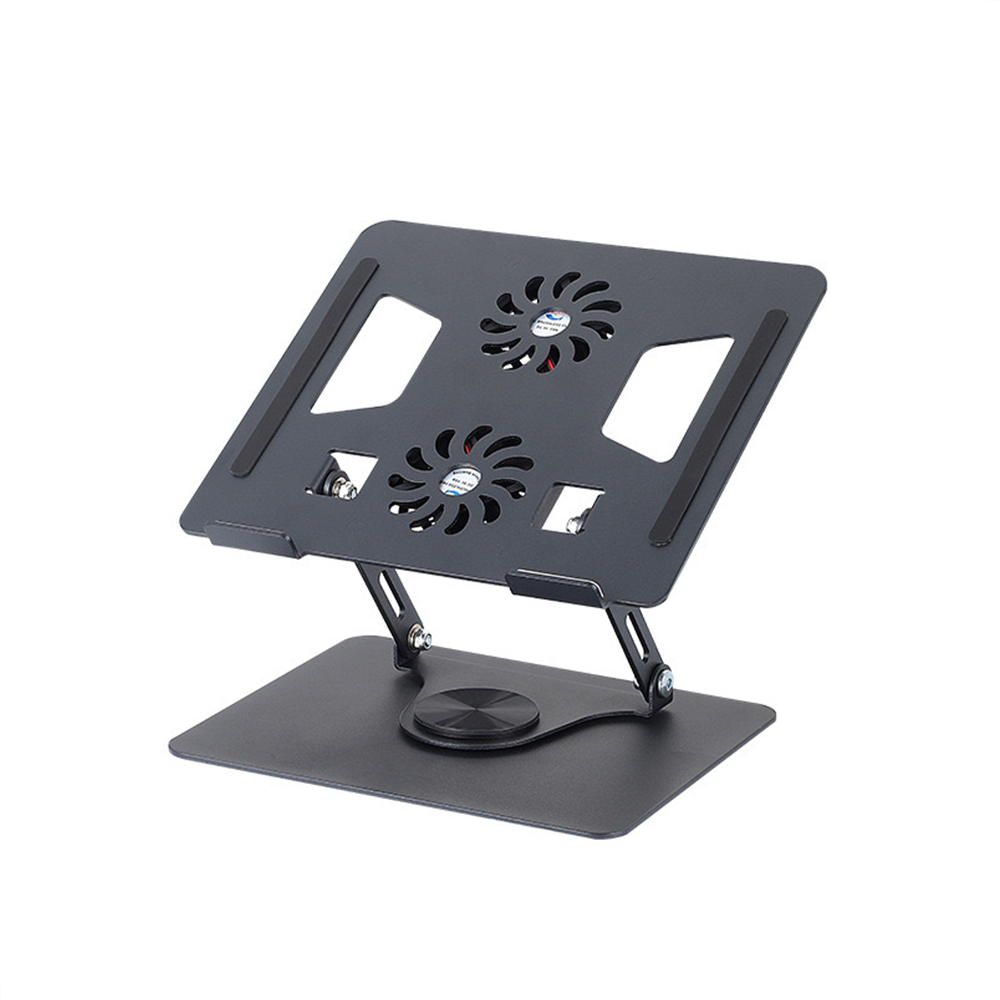 Inplay Laptop Stand With 2 Fans 360° Rotating Adjustable Ergonomic ...