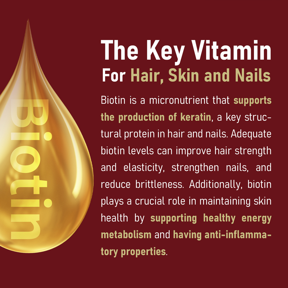 [Vitanad+] Biotin (Direct from Japan) Sustained-Release Supplement 180 ...