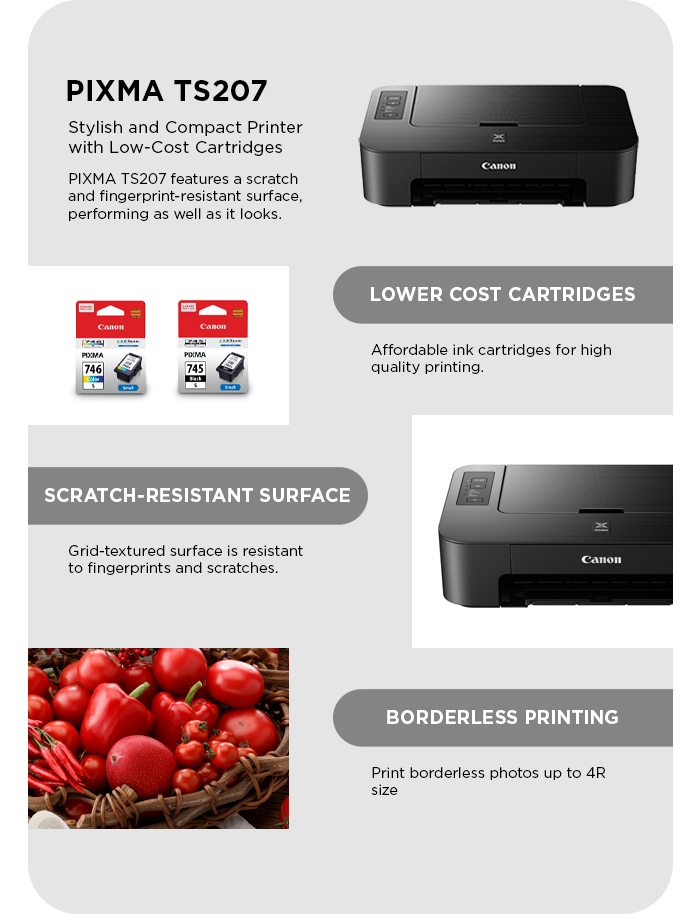 Canon PIXMA TS207 Printer | Shopee Philippines
